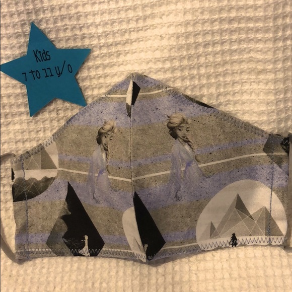 Hand Crafted | Accessories | Kids 7 Yo Elsa Frozen Face Mask | Poshmark